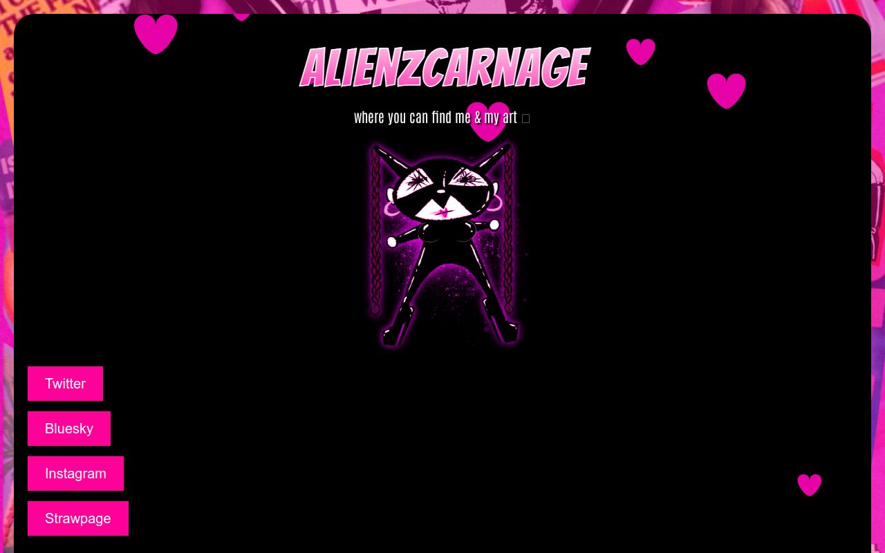 Alienzcarnage Carrd